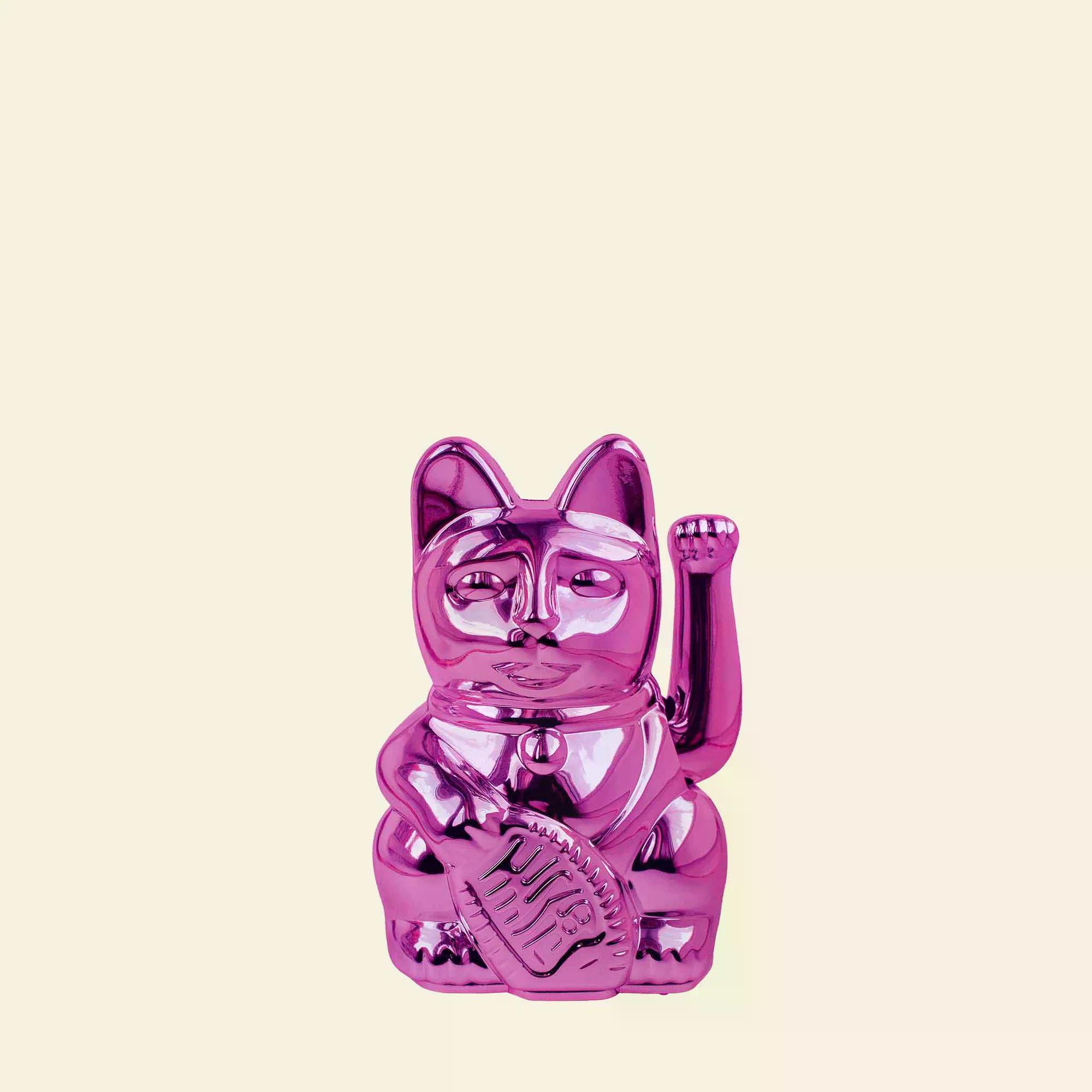 Winkekatze / Maneki Neko | Mini - Shiny Pink